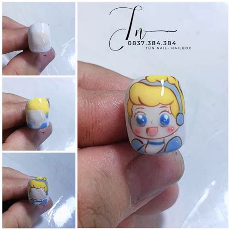 Vẽ Gel Hoạt Hình Chipi 😍 Móng Tay Hoạt Hình Ảnh ấn Tượng