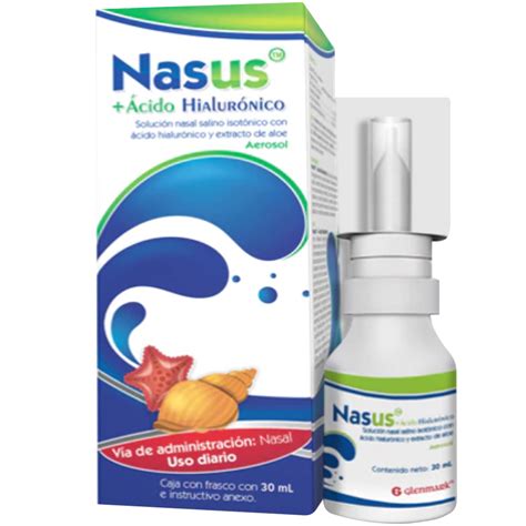 Nasus Solucion Nasal Ácido HialurÓnico Con 30ml Farmacia Calderon