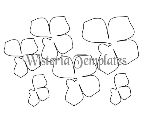 Paper Wisteria Template Gather The Tools And Materials Listed Above