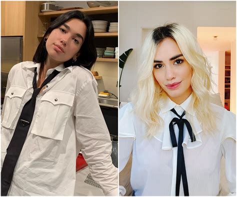 Las Similitudes Entre Los Looks De Dua Lipa Y Lali Espósito