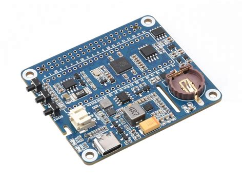 Power Management Hat For Raspberry Pi With Rtc And Rp2040 Mcu Kiwi