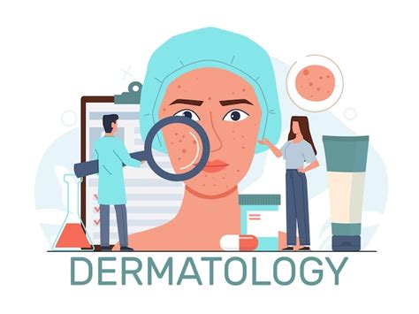 Dermatology Specialist Helps Patient With Skin Problems Doctor With