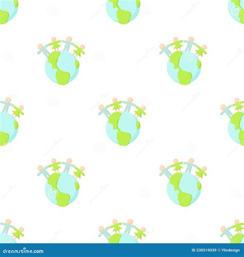 Globe Pattern Seamless Vector Stock Vector Illustration Of Geography