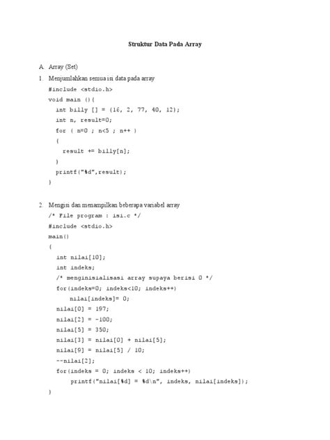 Struktur Data Bahasa C Pdf