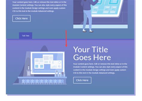 How To Convert Divi Rows Into Horizontal And Vertical Hover Tabs Ask