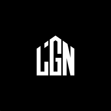 Lgn Letter Logo Design On Black Background Lgn Creative Initials