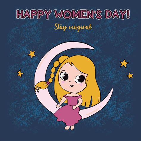 Princess Stay Magical Happy Womens Day Card Boomf