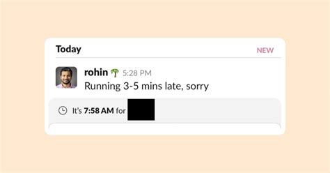Bitesized Ux Example Timezone Awareness On Slack