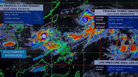 Ilang Lugar Sa Bansa Nasa Signal No 3 Dahil Sa Bagyong Emong Cagayan