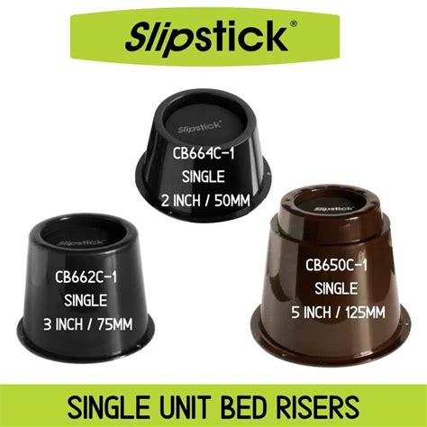 Slipstick Bed Riser Single Pack 3 Height Options Aussie Furniture Care