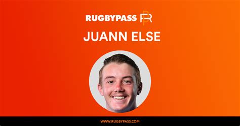 Juann Else Rugby Juann Else News Stats And Team Rugbypass