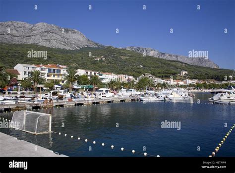 Beach Resort Tucepi Croatia Stock Photo Alamy