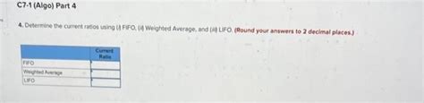 solved required information c7 1 algo computing and