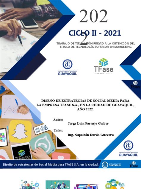 Estrategias De Social Media Para Tfase Pdf Marketing Comunicación