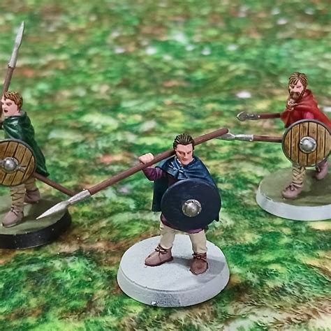 3d Print Of Dark Ages Skirmishers With Javelins 1 By Bradleyoates