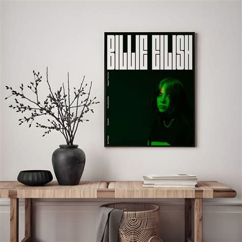 Billie Eilish Poster Billie Eilish Print Billie Eilish Decoration Sold