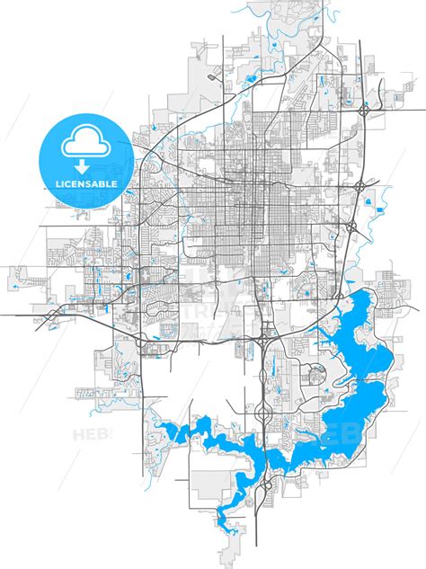 Map Of Springfield Illinois Area Springfield Illinois Map Royalty Free