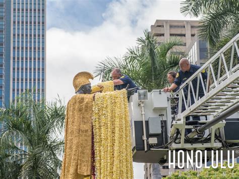 2017 King Kamehameha Statue Lei Draping Ceremony