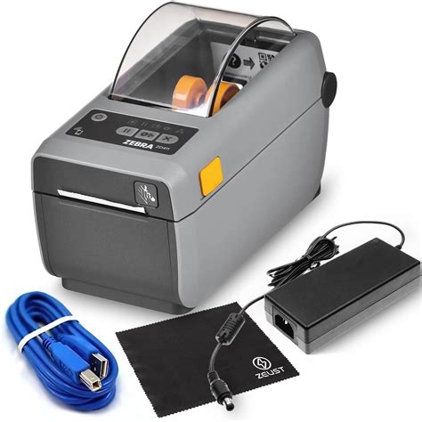 Zebra Zd411 Thermal Label Printer Bundle With Usb Cable