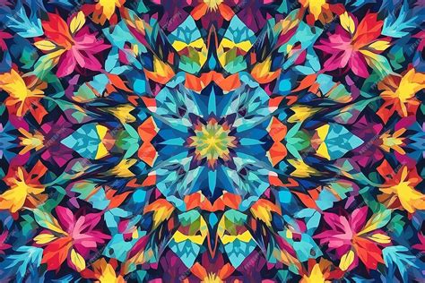 Premium Photo Abstract Colorful Background Kaleidoscope
