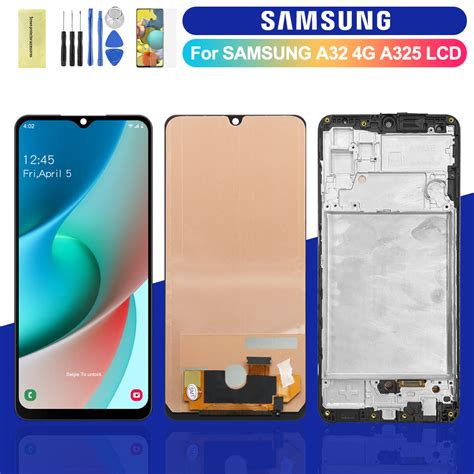For Samsung Galaxy A32 4g Lcd With Frame Display Touch Screen Assembly