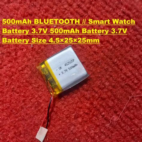 500mah Bluetooth Smart Watch Battery 37v 500mah Battery 37v