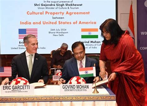 India And United States Of America Sign The First Ever ‘cultural