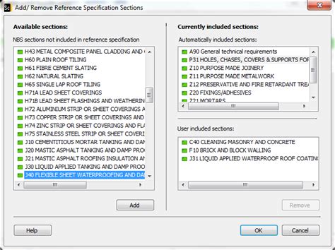 The Reference Specification Explained Nbs