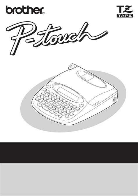 User Manual Brother P Touch Pt 1750 English 68 Pages