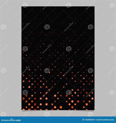 Red Abstract Dot Pattern Brochure Background Vector Stationery Design Stock Vector