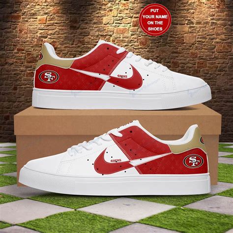 Personalized San Francisco 49ers Nike Logo Stan Smith Shoes T For