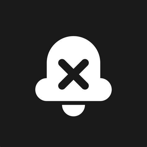 Silent Notifications Dark Mode Glyph Ui Icon Disable Notifications