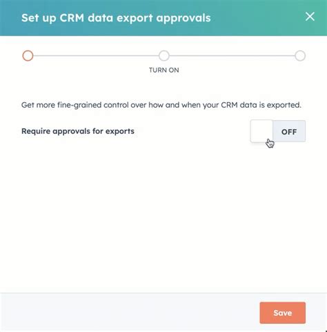 require approvals for exports beta