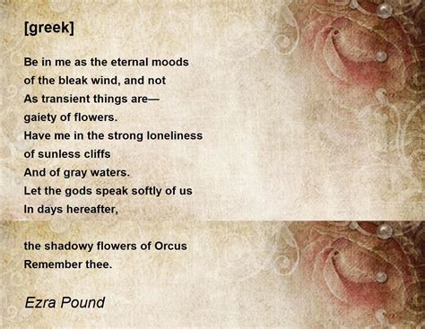 Greek Poetry Quotes