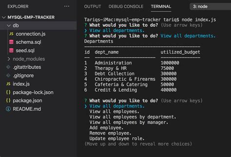 GitHub Mmtariqk Sql Employee Tracker In This Application We Can Perform Full Fledged CRUD