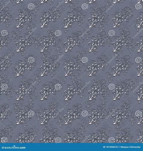 Embossed Leaf Pattern Stock Illustration Illustration Of Leaf 107496676