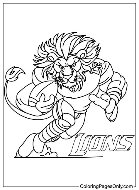 Football Mascots Coloring Pages 2025