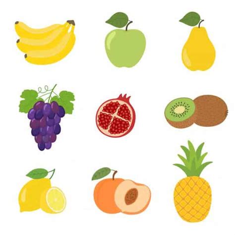 Molde De Frutas Para Imprimir 19 Desenhos