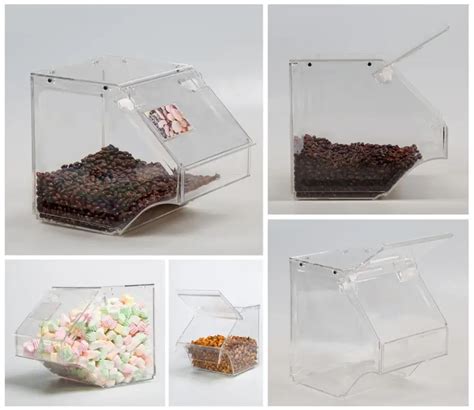 Top Rated Pc Plastic Candy Bins Acrylic Candy Container Bulk Food Bin Candy Bin Wholesale Buy