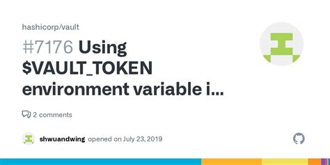 Using Vaulttoken Environment Variable In Transit Unseal As Suggested