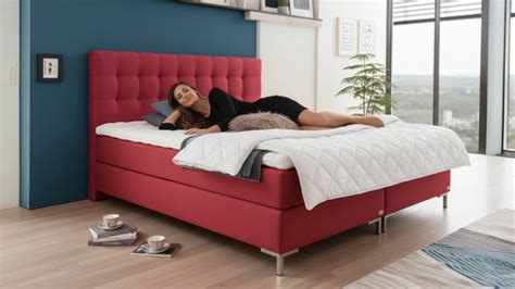 Boxspringbett 180x200 Rot Komfort Guide