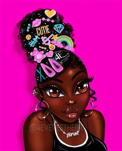 Pin By Ludy Johnston On Cute Girly Arts Black Girl Magic Art