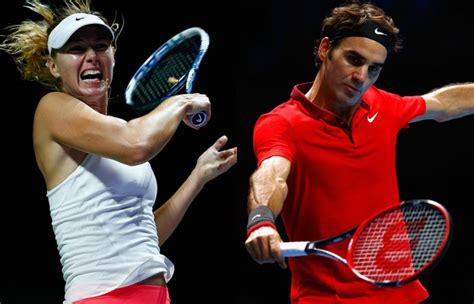 Maria Sharapova Et Roger Federer