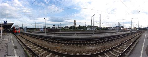 Bahnhof Freilassing Panorama Flachgau