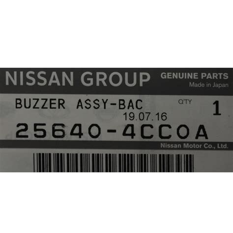 Buzzer Assembly 25640 10l0a Quirkparts
