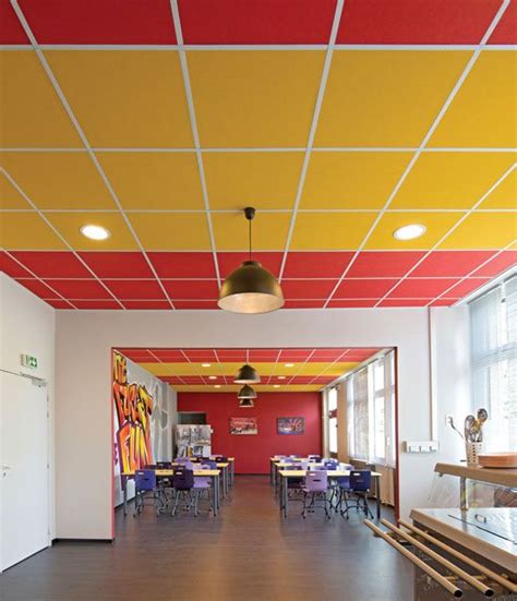 Colored Ceiling Tiles A Bright And Colorful Way To Enhance Your Home
