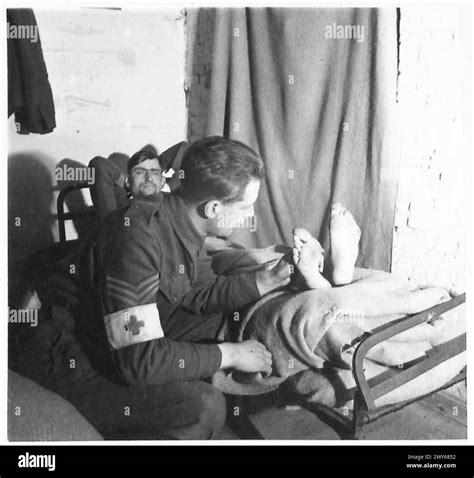 Ps C W Bad Case Of Trench Feet In The Mi Room Sick Bay At The Camp