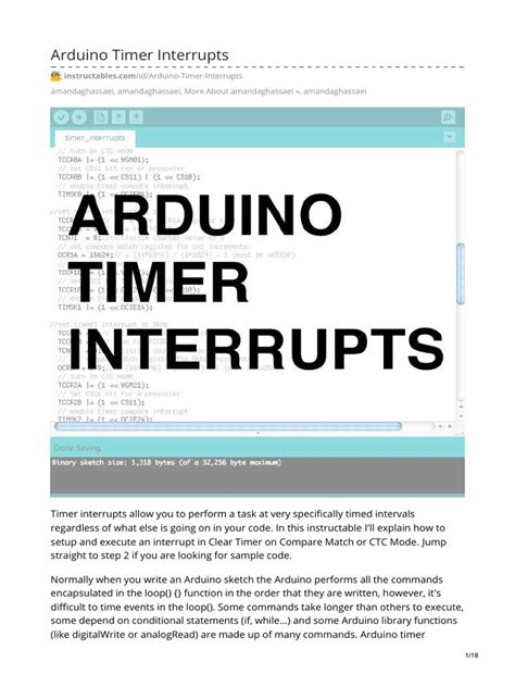 arduino timer interrupts pdf arduino amplitude