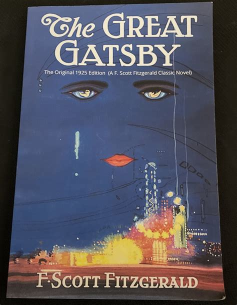 Fitzgerald Gatsby Cover Art The Great Gatsby Original Jmnbc