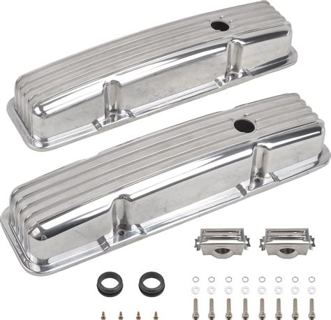 Tbapfs Aluminum Valve Covers With Holes Retro Finned